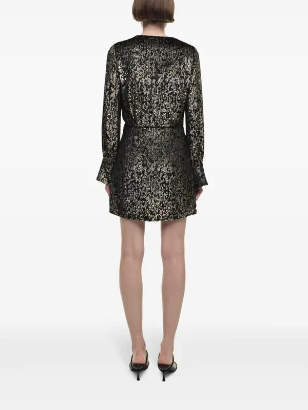 Simkhai Camryn Metallic Dress - Black