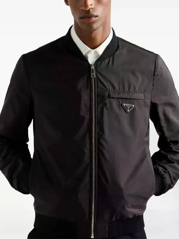 Prada Leather Bomber Jacket