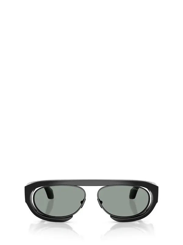 Giorgio Armani Oval Sunglasses - Black