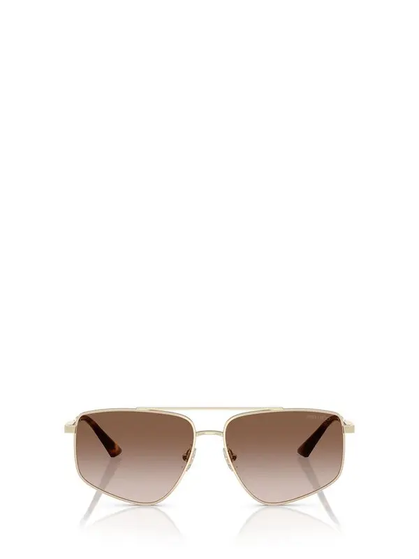 JIMMY CHOO Irregular Sunglasses - Gold