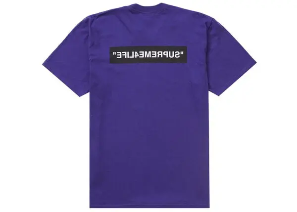 Supreme 4 Life Tee Shirt - Purple
