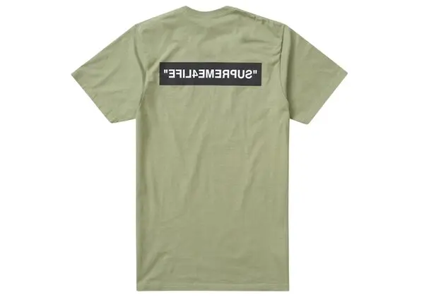 Supreme 4 Life Tee Shirt - Olive