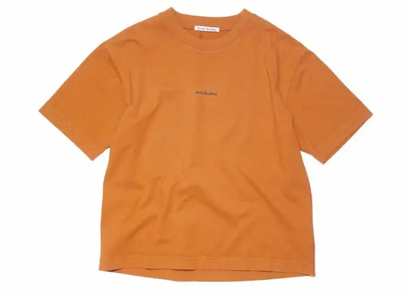 Acne Studios Logo T-shirt - Burnt Orange