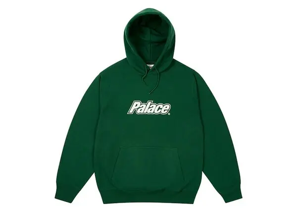 PALACE Border Logo Hood