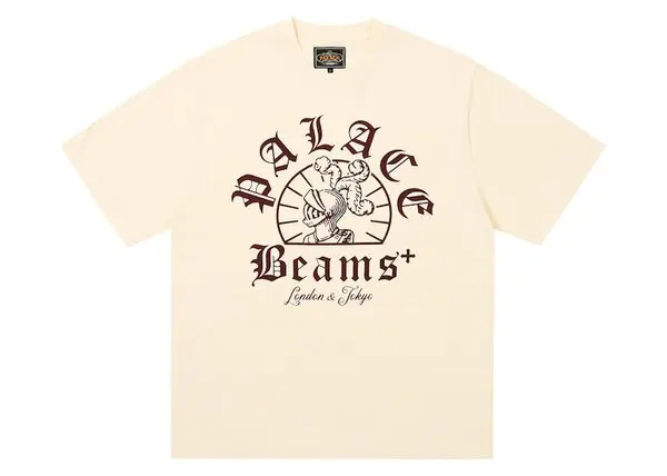 PALACE X Beams Plus Graphic T-shirt - Whisper White