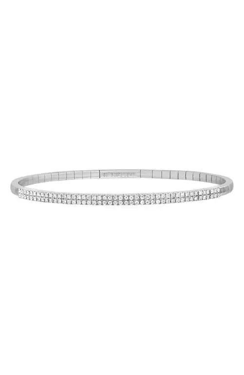 Bony Levy Audrey Diamond Stretch Bracelet - 18k White Gold