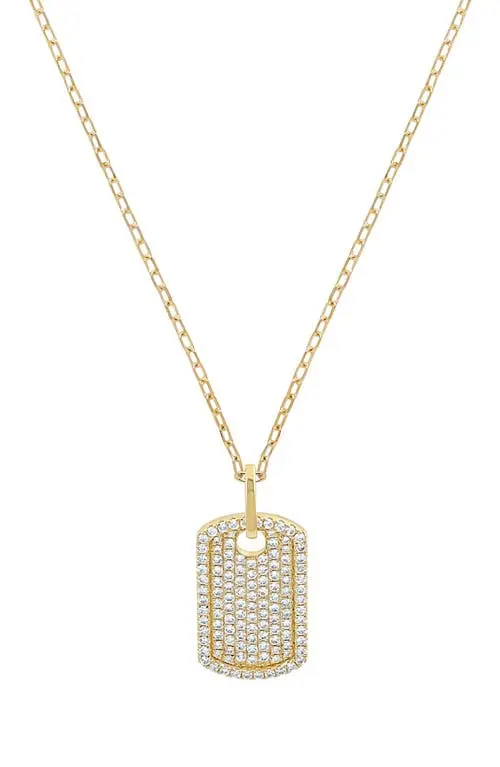 Bony Levy Diamond Tag Pendant Necklace - 18k Yellow Gold