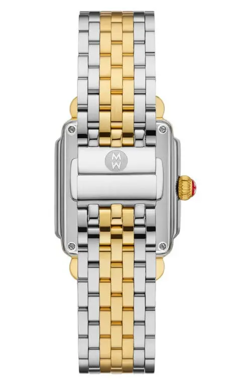 Michele Deco Madison Mid Diamond Bracelet Watch