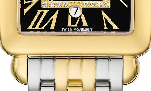 Michele Deco Madison Mid Diamond Bracelet Watch