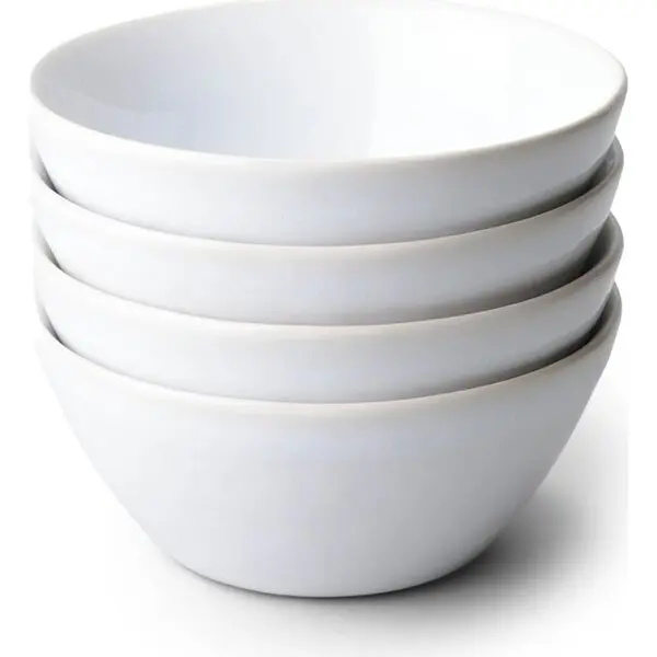 FABLE The Dessert Set Of 4 Bowls - Pearl White
