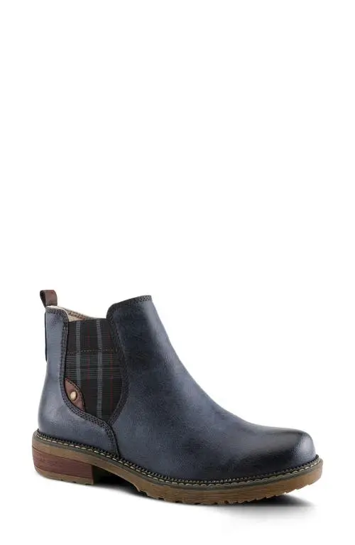 SPRING STEP SHOES Nonia Water Resistant Chelsea Boot - Navy