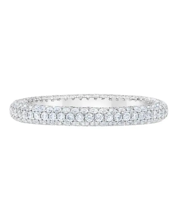 Ring Concierge Pavé Cloud Slim Eternity Band - One-color