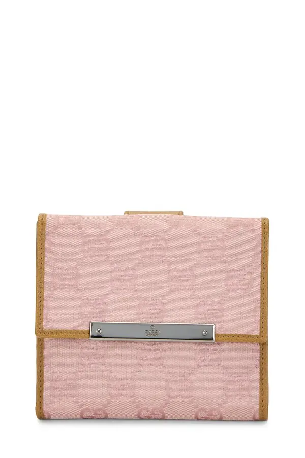 Gucci Original Gg Canvas French Wallet - Brown