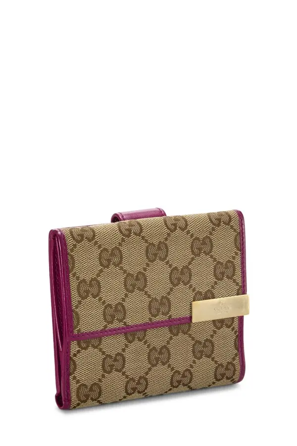 Gucci Original Gg Canvas French Wallet