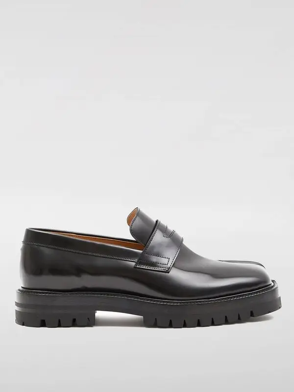 MAISON MARGIELA Tabi Penny Loafers - Black