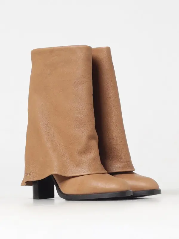 See By Chloé Leather Boots - Brown