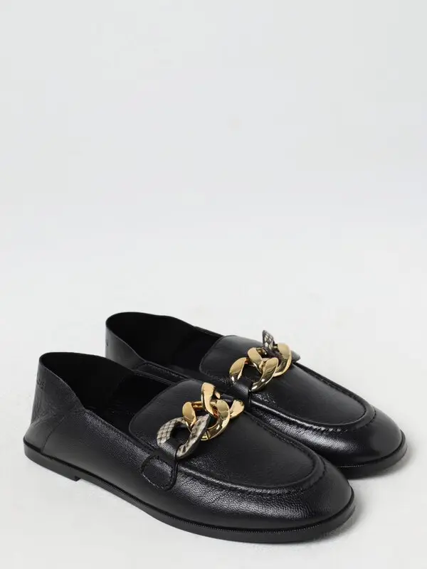 See By Chloé Chain Detail Loafers - Black