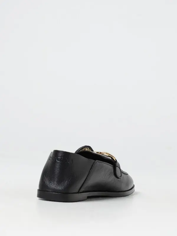 See By Chloé Chain Detail Loafers - Black