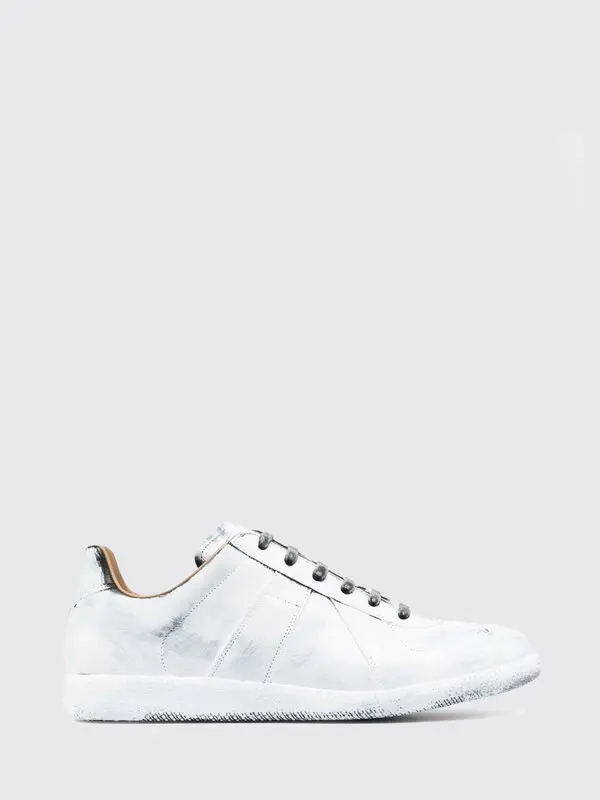 MAISON MARGIELA Replica Leather Sneakers - White