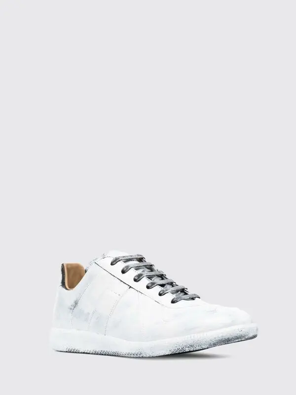 MAISON MARGIELA Replica Leather Sneakers - White