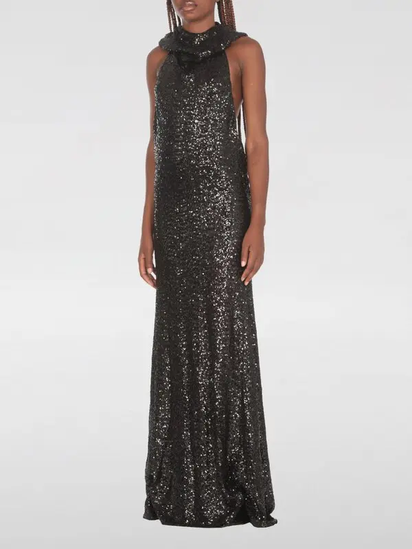 Pinko Sequin Dress In Black - 47% Off | Editorialist