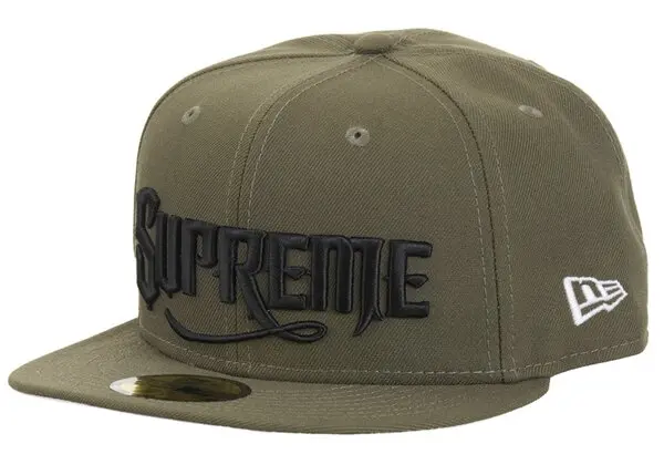 Supreme New Era Mister Cartoon 59fifty Fitted Cap - Olive