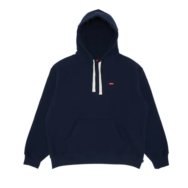 Supreme Small Box Drawcord Hooded Sweatshirt - Blue