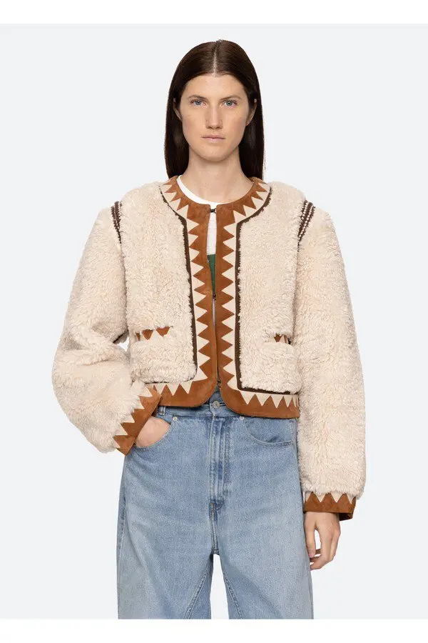 Sea Ginevra Faux Fur Jacket