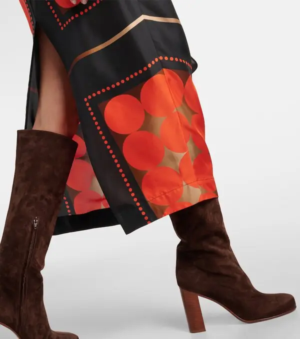 Khaite Lilila Printed Maxi Skirt