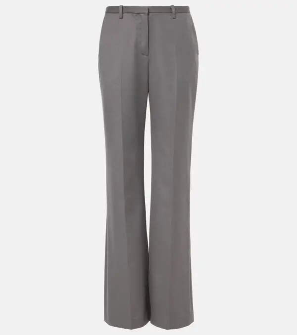 THE FRANKIE SHOP Lyra Flared Trousers - Green