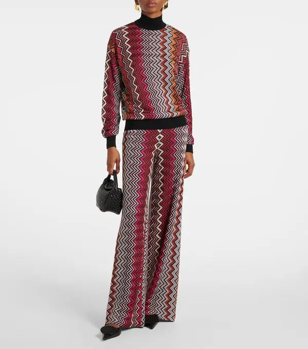 Missoni Wide-leg Pants - Multicoloured