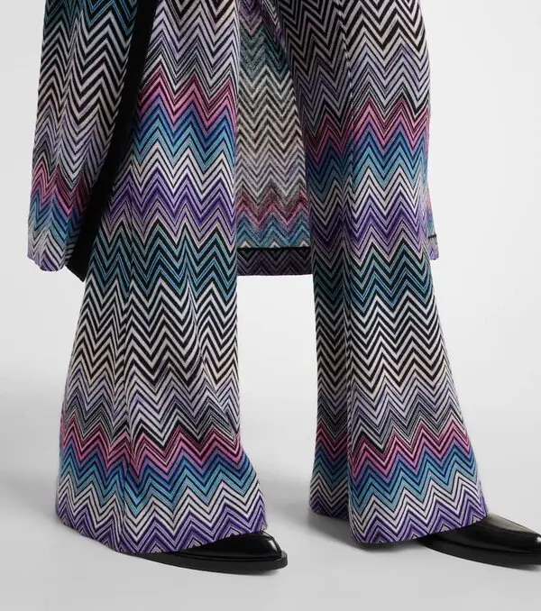 Missoni Zig Zag Flared Pants - Multicoloured