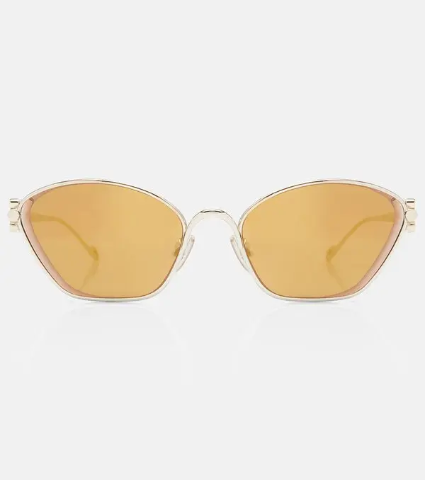 Loewe Anagram Cat-eye Sunglasses - Gold