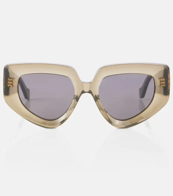 Loewe Anagram Cat-eye Sunglasses - Green