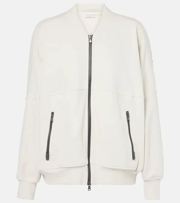 Brunello Cucinelli Cotton Jacket - White
