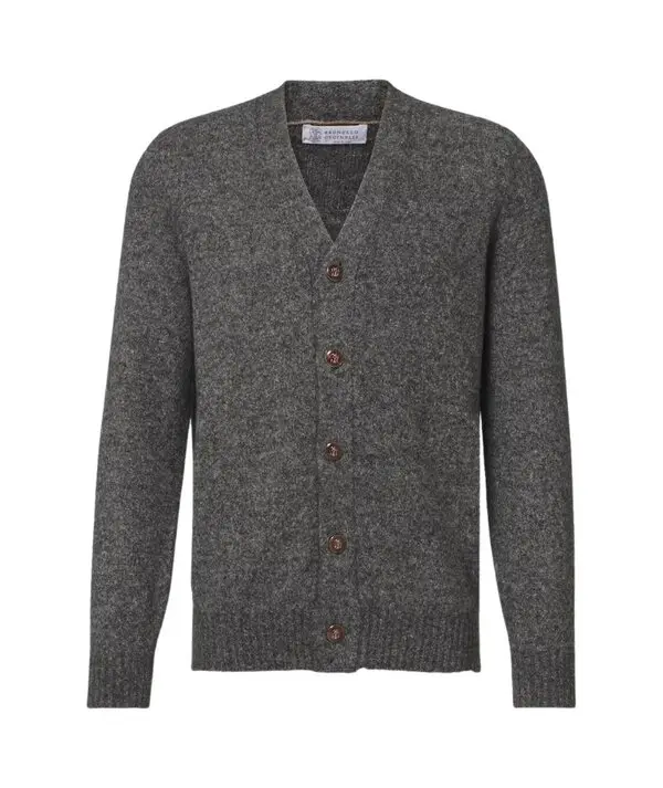 Brunello Cucinelli Alpaca And Cotton-blend Cardigan