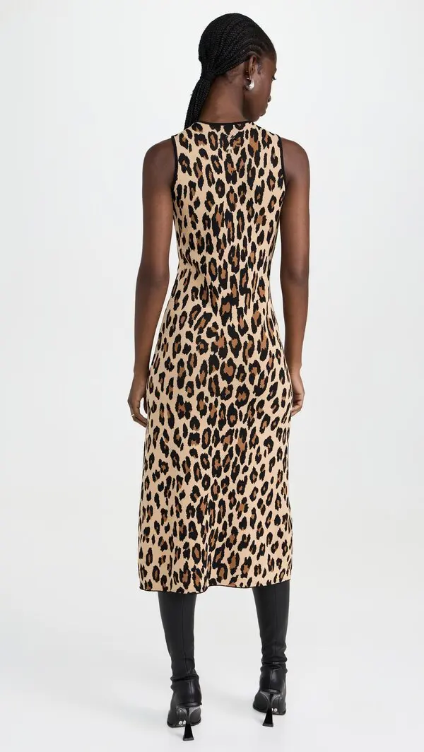 Simonmiller Axon Sleeveless Knit Dress In Cheetah - 70% Off | Editorialist