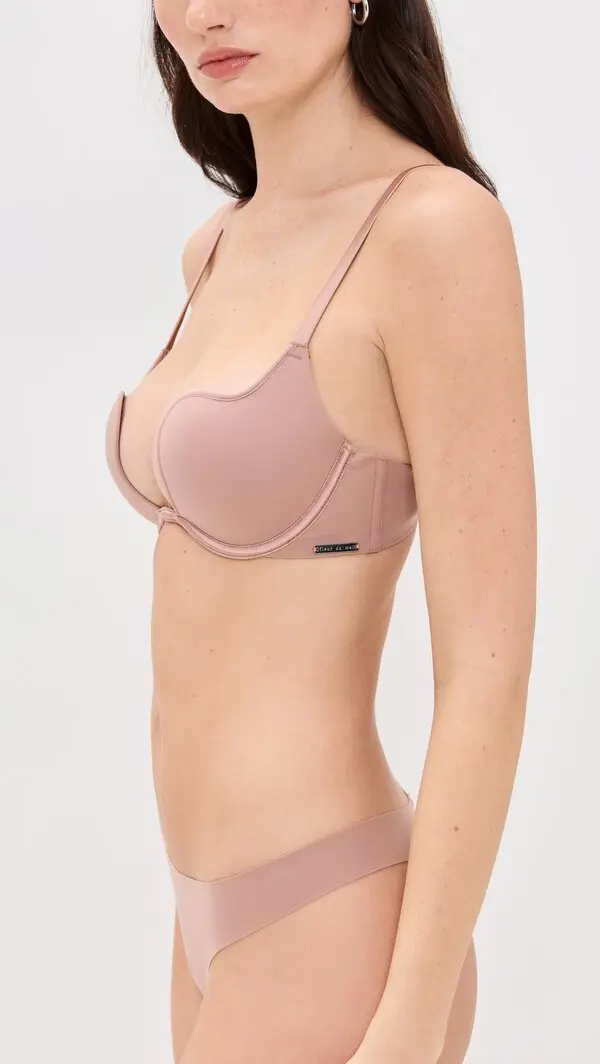 FLEUR DU MAL Le Stretch Micro U-plunge Bra - Tan