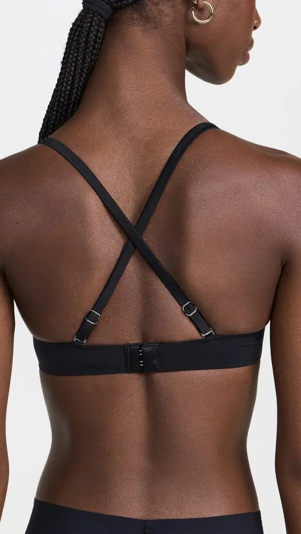 FLEUR DU MAL Le Stretch Micro U-plunge Bra - Black
