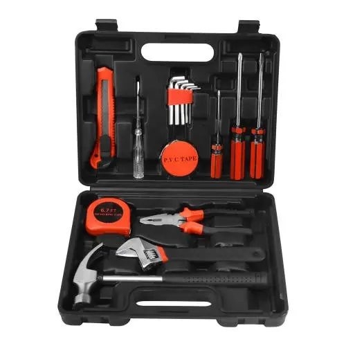 PURSONIC Handy Solutions 16-piece Household Tool Kit - Black