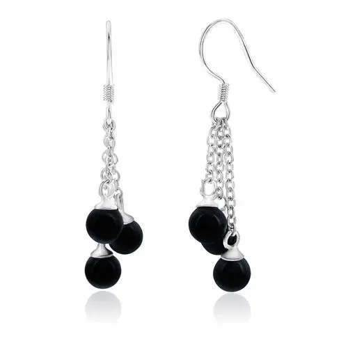 DONATELLO GIAN Name' Sterling Shell Pearl Earrings