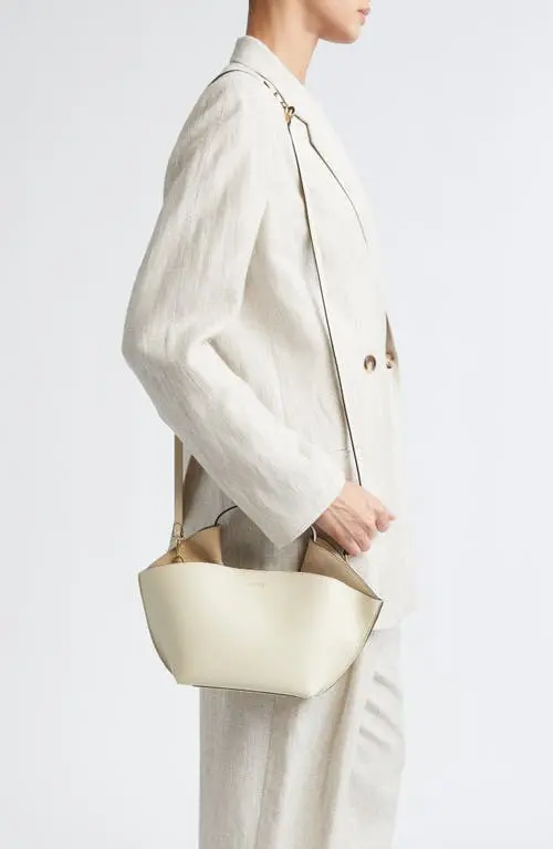 REE PROJECTS Mini Ann Leather Tote - Beige