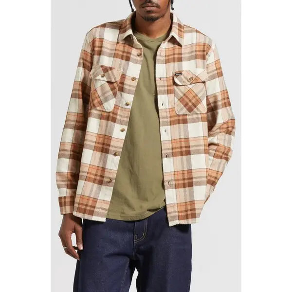 Brixton Bowery Flannel Button-up Shirt