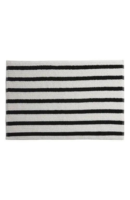 PARACHUTE Resort Stripe Organic Cotton - Plaster With Soft Black