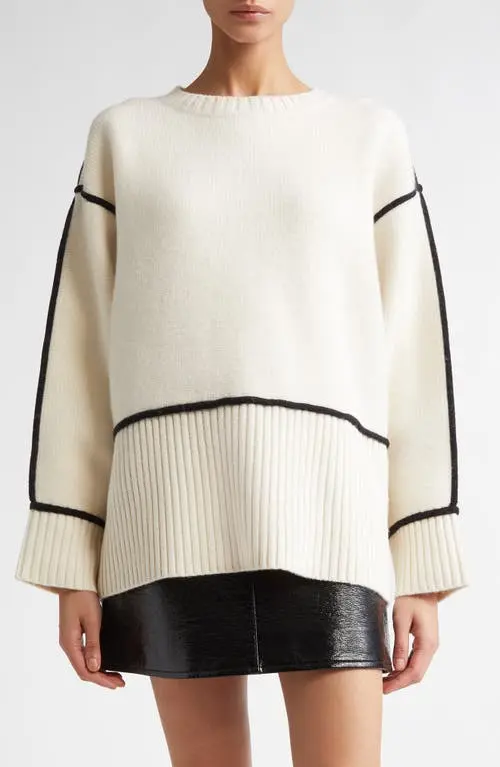 STAND STUDIO Bella Oversized Wool Sweater