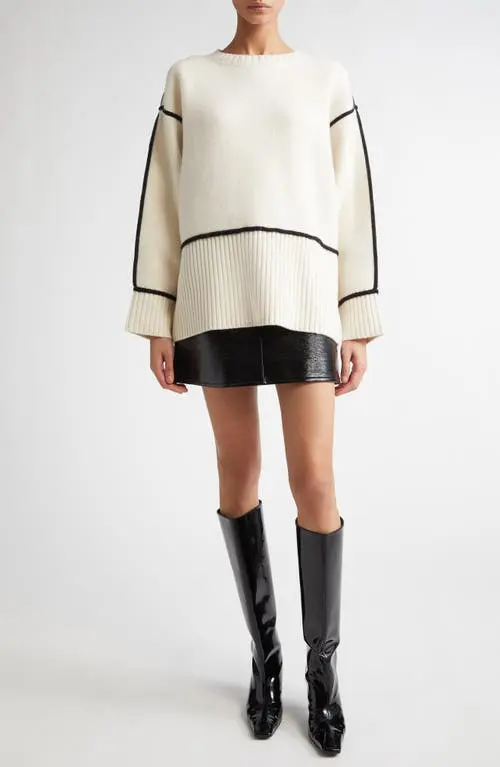 STAND STUDIO Bella Oversized Wool Sweater