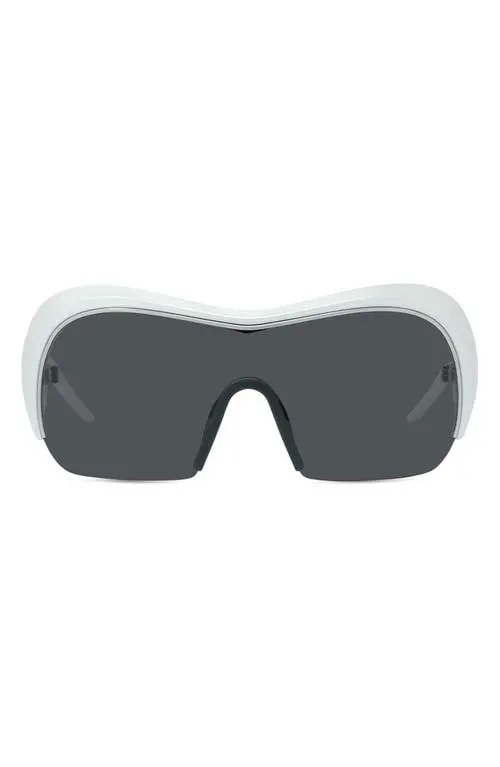 Givenchy Geometric Shield Sunglasses - White/smoke