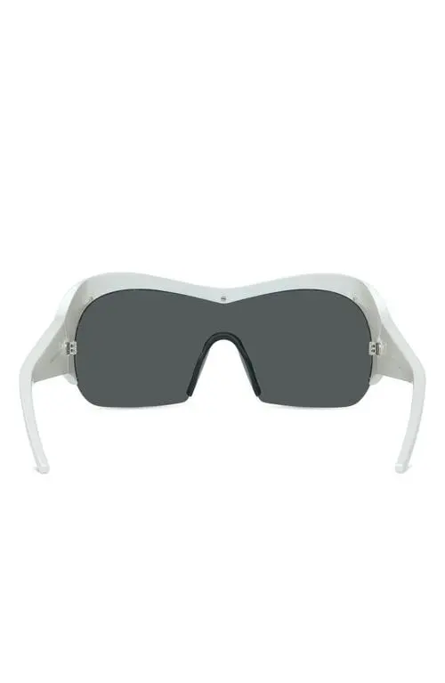Givenchy Geometric Shield Sunglasses - White/smoke
