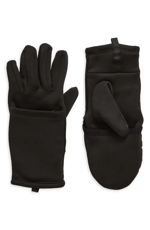 Zella Convertible Running Gloves - Black