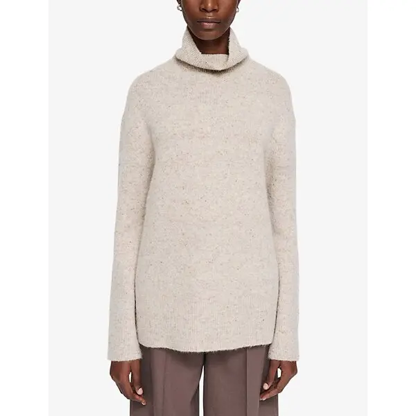 JOSEPH High-neck Relaxed-fit Knitted Jumper
